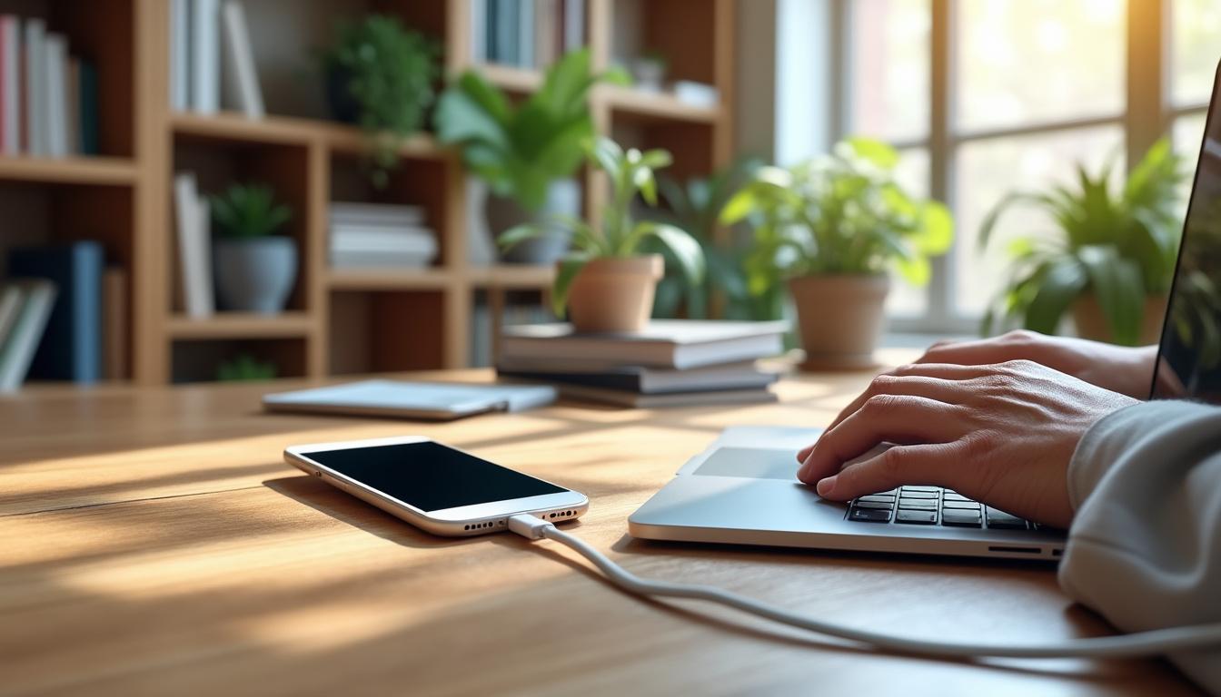 Guide : connecter mon téléphone portable à mon ordinateur en moins de 5 ...